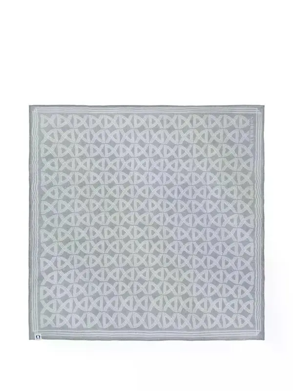 HIMALAYA CLOTHING Arabeske Print Neckerchief - Grey