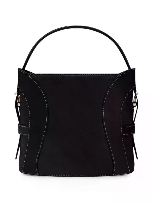 AIGNER Small Deborah Contrast-stitching Bucket Bag