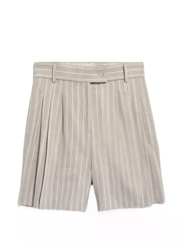 ARMEDANGELS Kaayua Striped Pleated Shorts