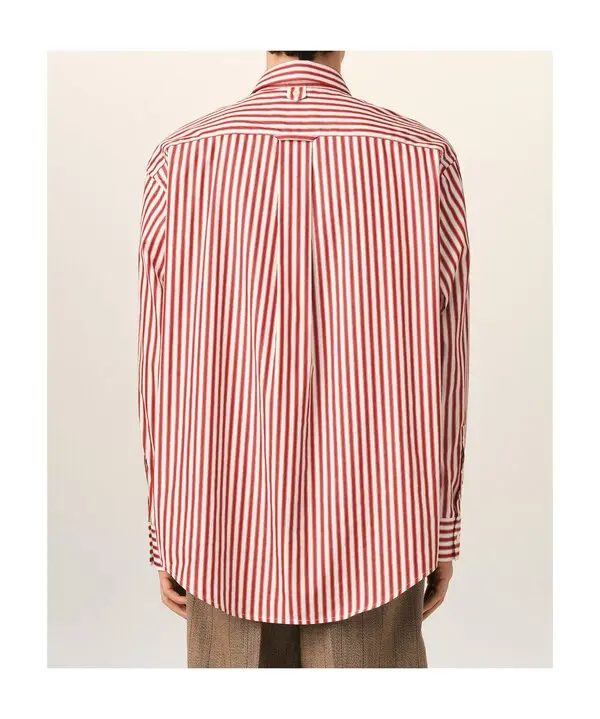 AMI Paris Long Sleeve Striped Shirt