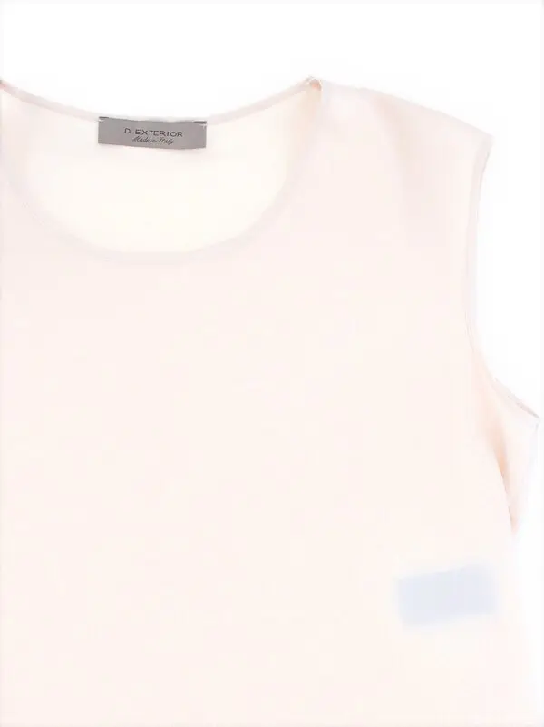 D.exterior Crew-neck Tank Top