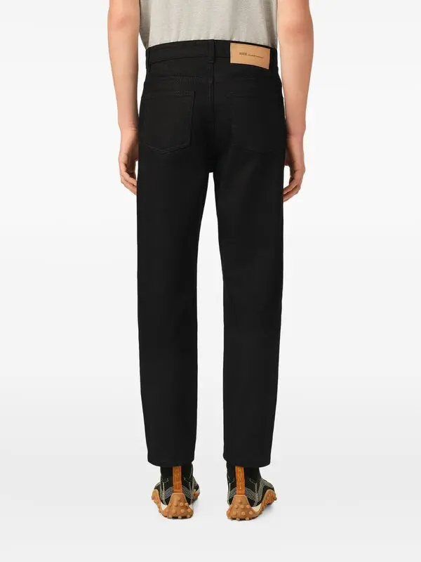 AMI Paris Tapered-fit Cotton Jeans
