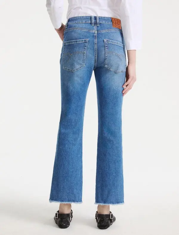 Marella New Flare Jeans In Stretch Denim