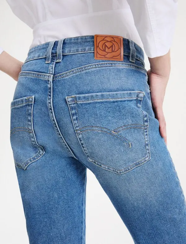 Marella New Flare Jeans In Stretch Denim