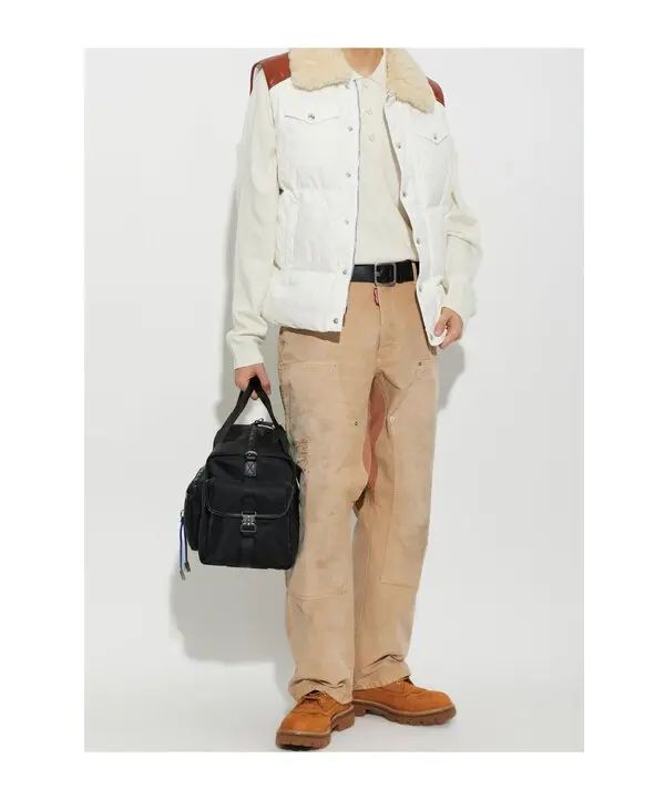 Dsquared2 Logo Long Sleeve Knitted Polo Top