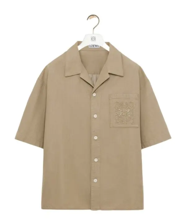 Loewe Short-sleeved Shirt - Light Brown