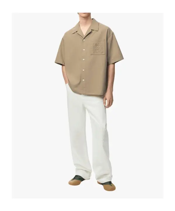 Loewe Short-sleeved Shirt - Light Brown