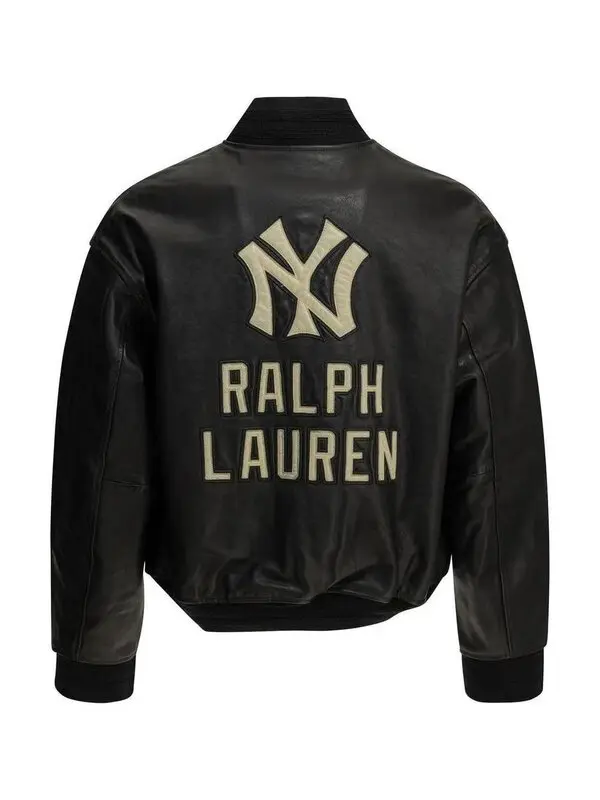 Polo Ralph Lauren Yankees Leather Bomber Jacket