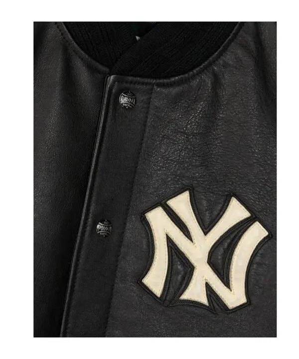 Polo Ralph Lauren Yankees Leather Bomber Jacket