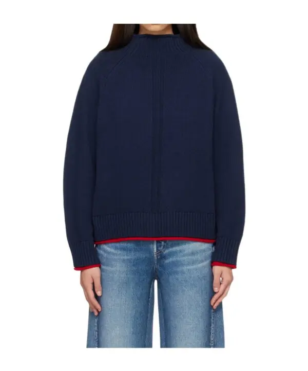 Rag & Bone Long-sleeved Sweater - Navy