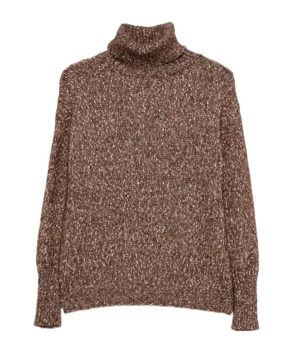 BASERANGE Long-sleeved Sweater - Brown
