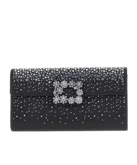 ROGER VIVIER Efflorescence Crystal-embellished Clutch Bag