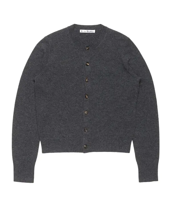 Acne Studios Fitted Cardigan Yak Wool - No