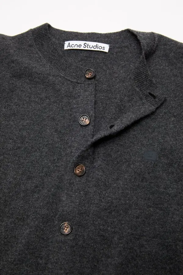Acne Studios Fitted Cardigan Yak Wool - No