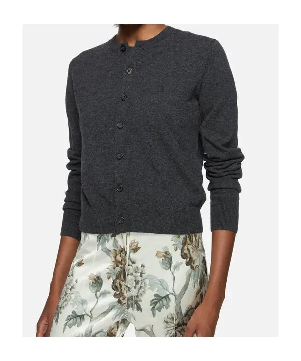 Acne Studios Fitted Cardigan Yak Wool - No