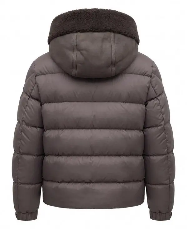 Moncler Jalmar Logo Patch Padded Coat