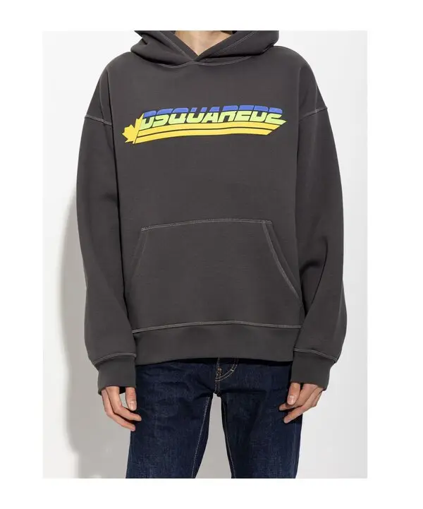 Dsquared2 Logo Print Hoodie