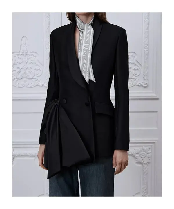 Dior Oblique Mitzah Scarf - Gray