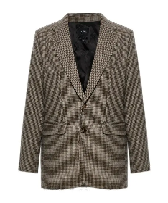 A.p.c. Checked Blazer