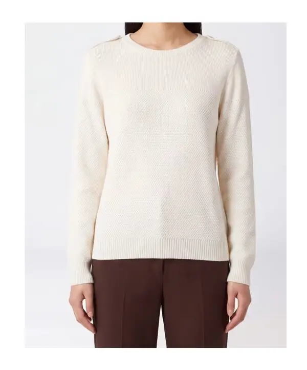 Liu Jo Button-shoulder Knitted Sweater