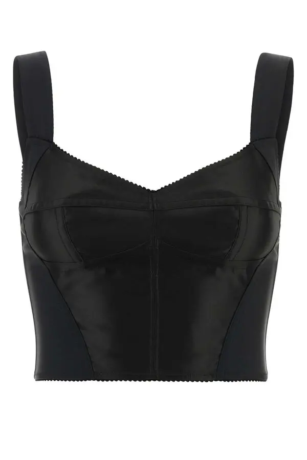 Dolce & Gabbana Stretch Nylon Blend Bodice - Black