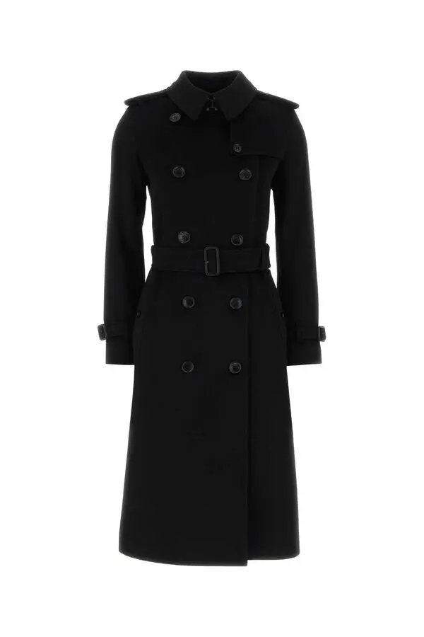 Burberry Cashmere Coat - Black