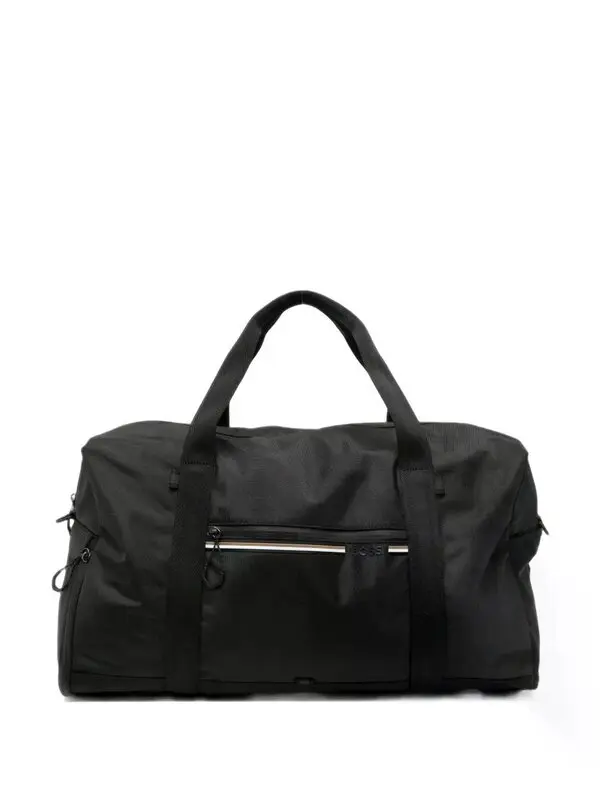 BOSS Stenson Logo-print Holdall - Black