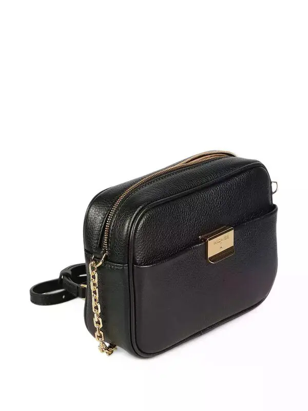 Patrizia Pepe All Day Leather Chain Shoulder Bag