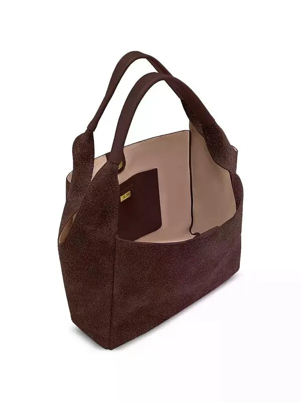 AIGNER Medium Zaira Suede Shoulder Bag
