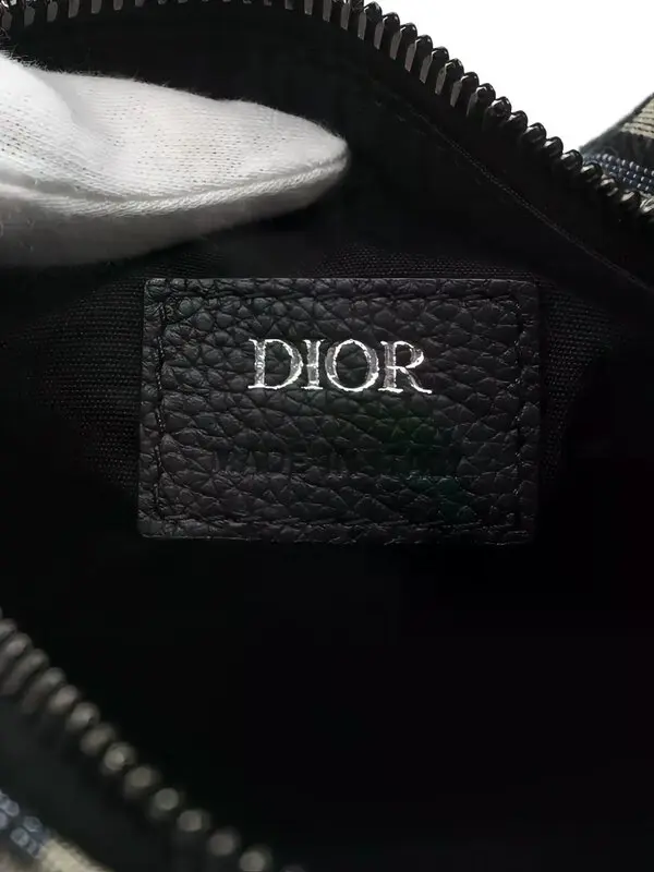 Dior 2022 Mini Oblique Canvas Roller Messenger Bag Satchel
