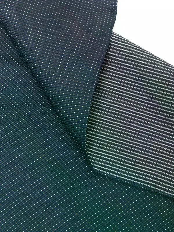 BOSS Micro-dot Silk-blend Tie And Pocket Square Set - Blue
