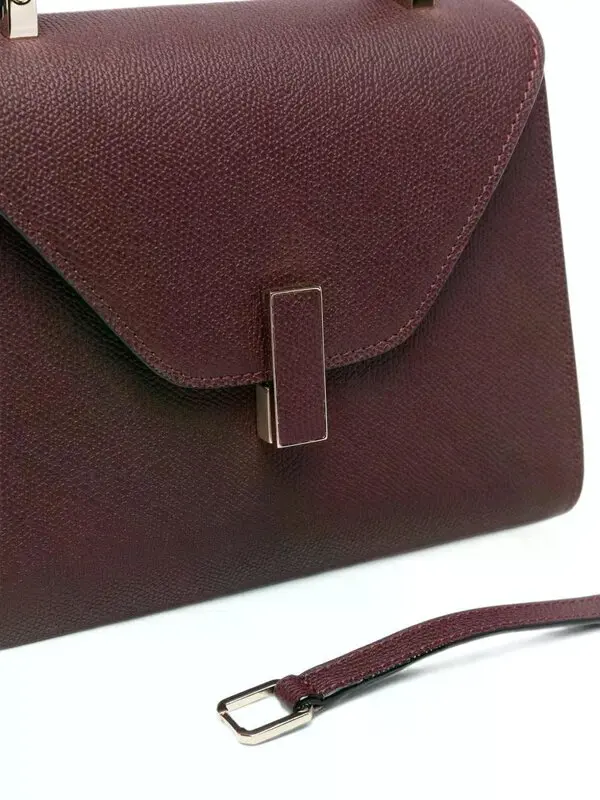VALEXTRA Mini Iside Leather Tote Bag