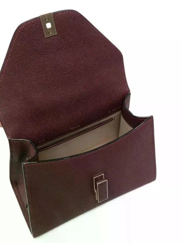 VALEXTRA Mini Iside Leather Tote Bag