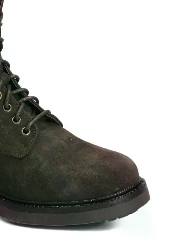 JULIE DEE Lace-up Suede Boots
