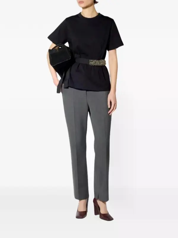 Liviana Conti Zack Pressed-crease Straight-leg Trousers