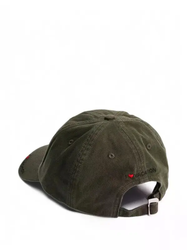 Kappa Vacation Embroidered Baseball Cap - Green