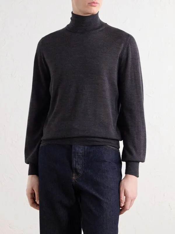 Canali Wool Rollneck Sweater