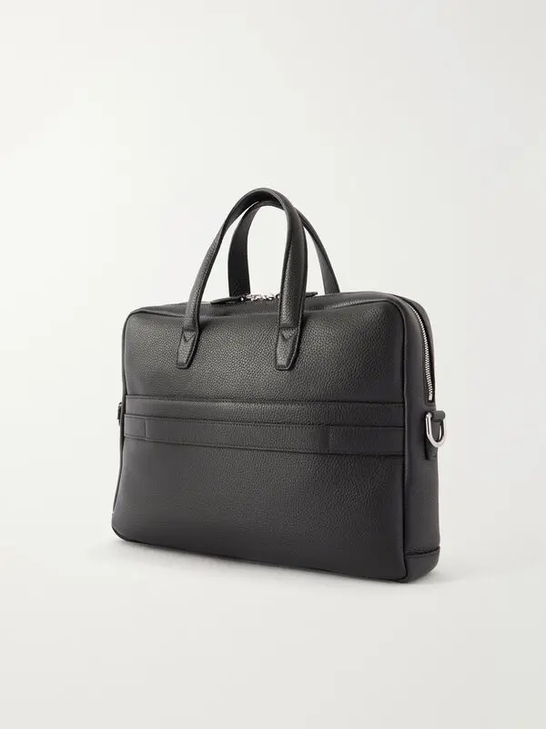 Brioni Full-grain Leather Briefcase