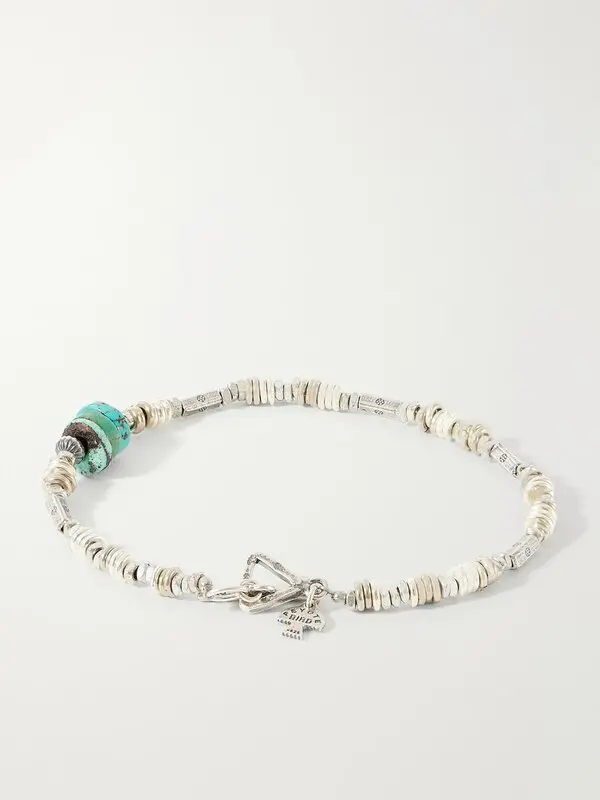 PEYOTE BIRD Fox Sterling Turquoise Bracelet