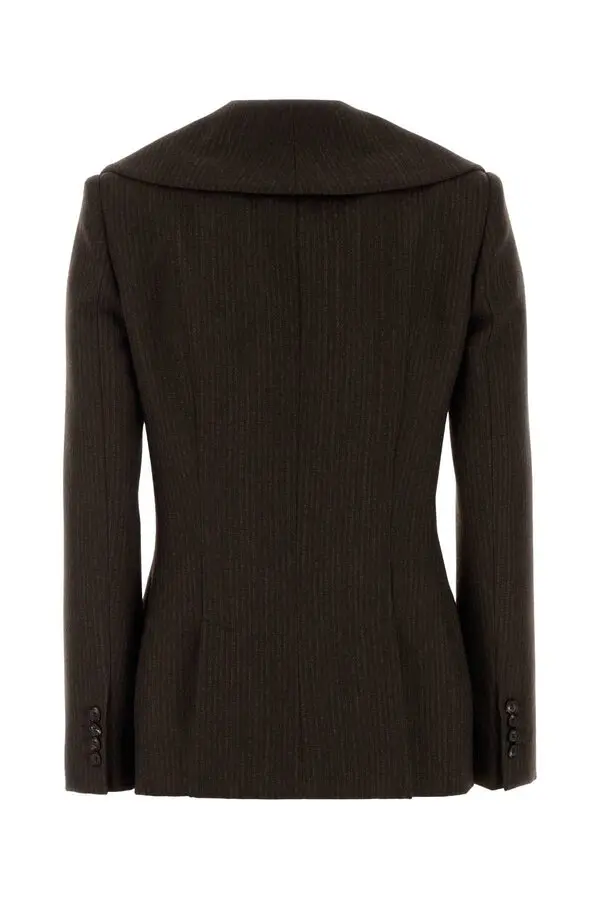 Alexander McQueen Embroidered Wool Blazer - Multicolor