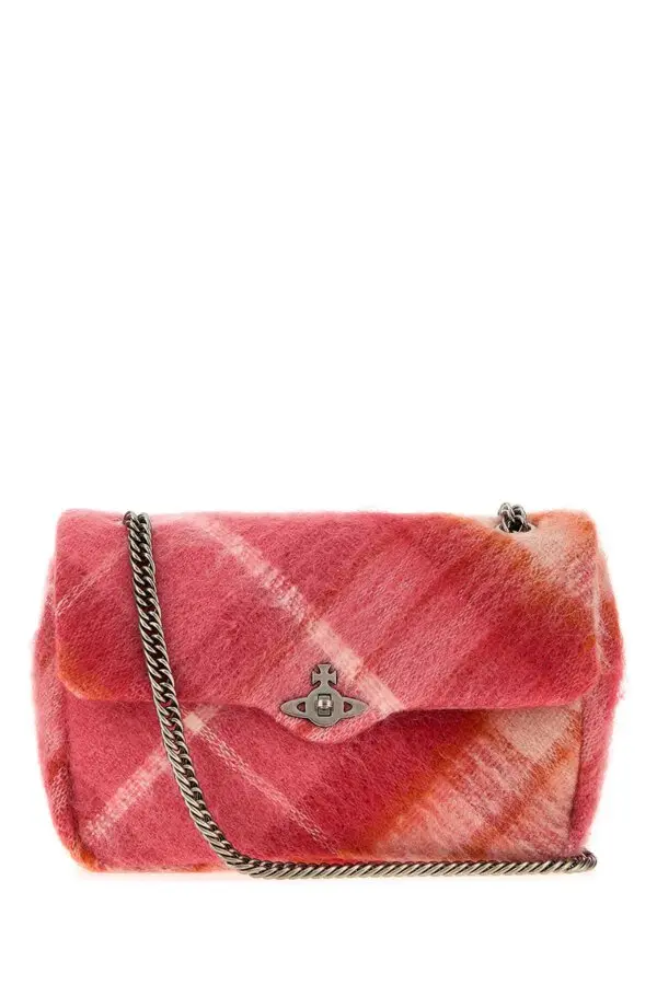 VIVIENNE WESTWOOD Embroidered Fabric Anita Shoulder Bag - Multicolor