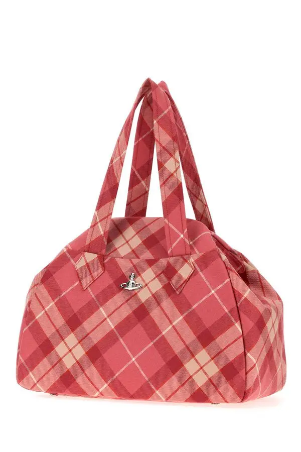 VIVIENNE WESTWOOD Embroidered Fabric Large Archive Shopping Bag - Multicolor