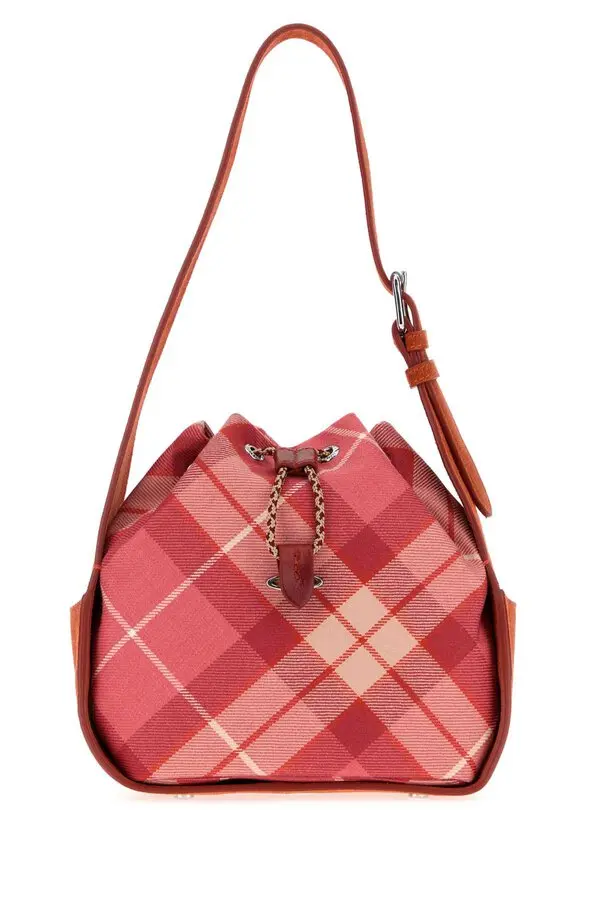 VIVIENNE WESTWOOD Embroidered Fabric Anita Bucket Bag - Multicolor