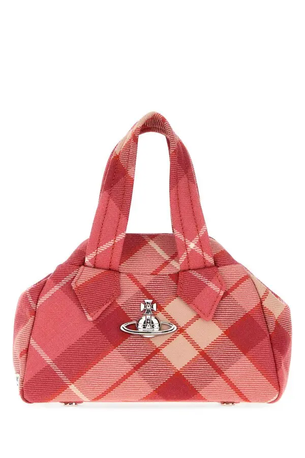 VIVIENNE WESTWOOD Embroidered Fabric Yasmine Handbag - Multicolor