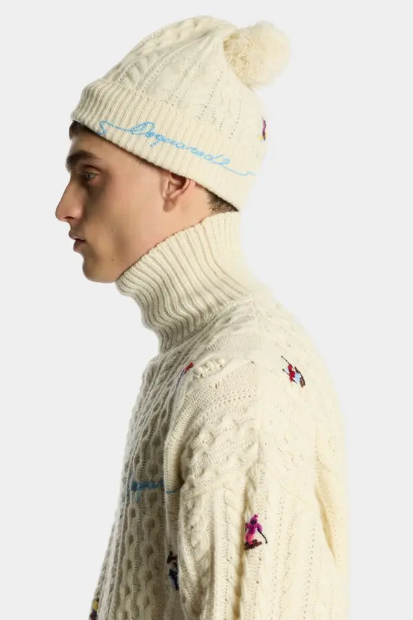 Dsquared2 Snowy Dream Knit Beanie
