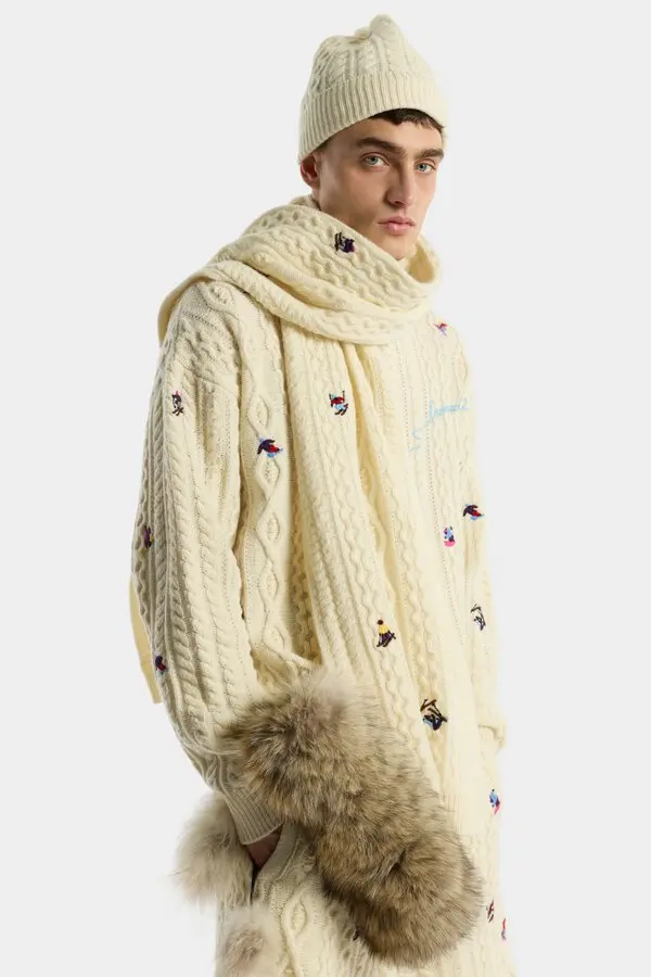 Dsquared2 Après Ski Knit Scarf