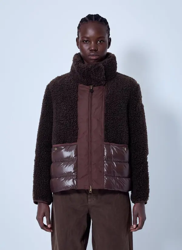 Moncler Glorieux Zipped Jacket - Brown