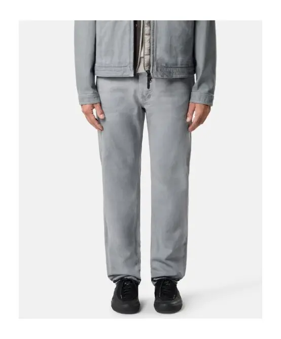 Stone Island Regular-straight-fit Jeans With Reflective Lamination