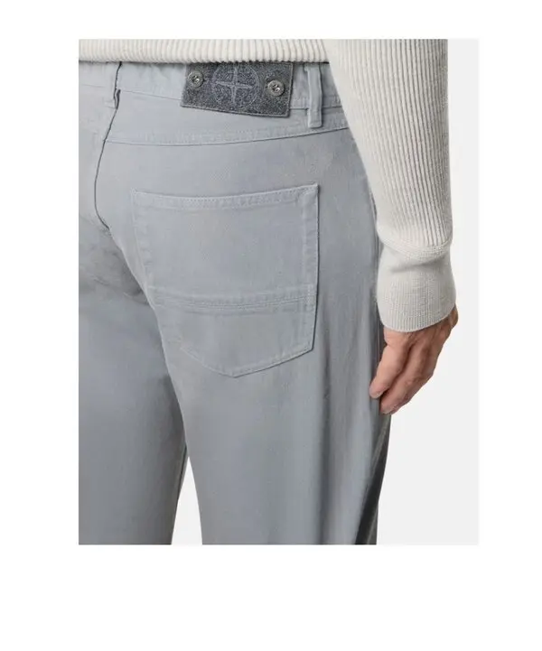 Stone Island Regular-straight-fit Jeans With Reflective Lamination