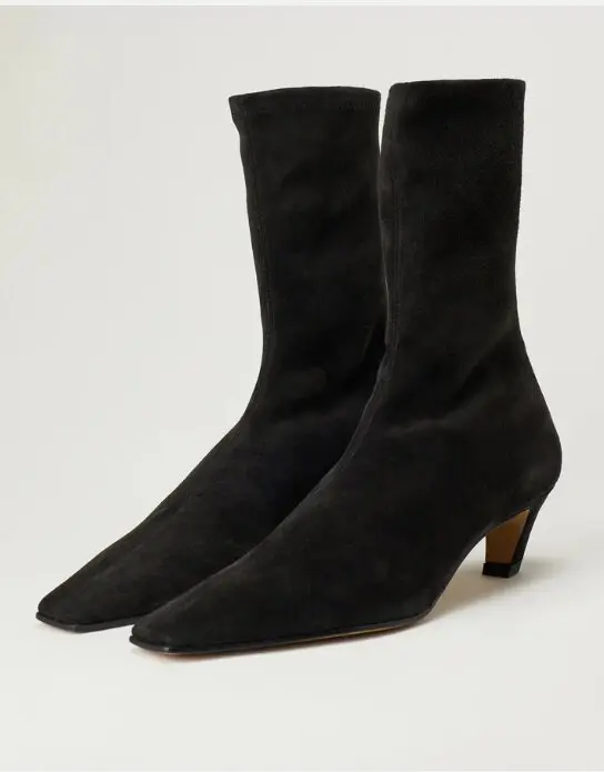 Khaite Suede Ankle Boots